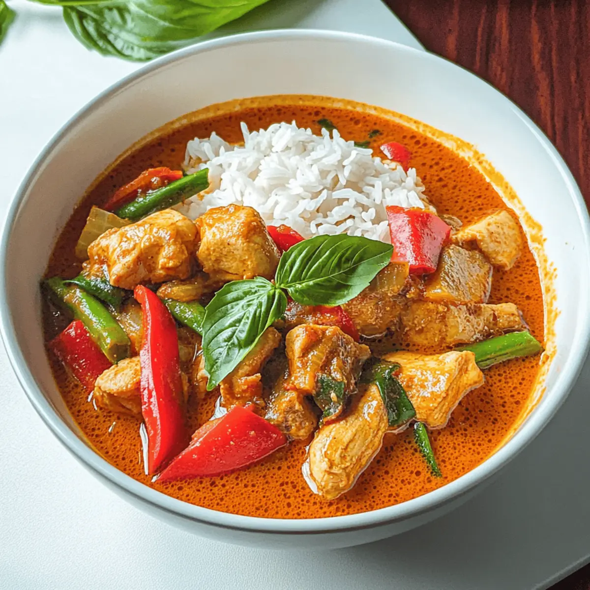 Irresistible Creamy Chicken Panang Curry in 30 Mins