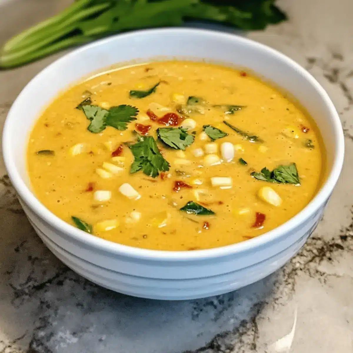 Easy Delicious Copycat Panera Bread’s Mexican Street Corn Soup