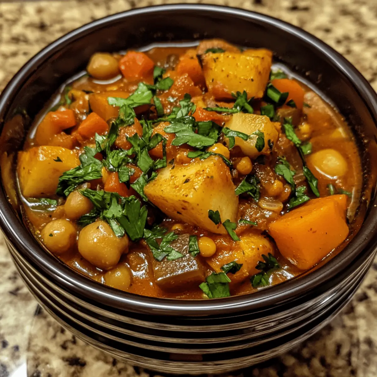 Ultimate Guilt-Free Slow Cooker Moroccan Vegetable Stew