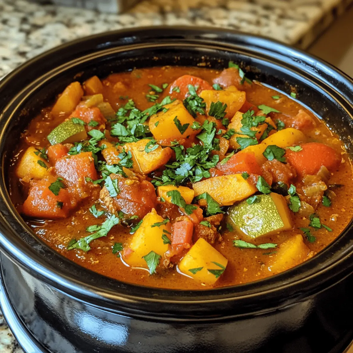 Ultimate Guilt-Free Slow Cooker Moroccan Vegetable Stew
