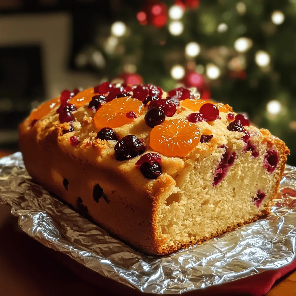 Easy Christmas Cranberry Orange Loaf with Delicious Zesty Flavor